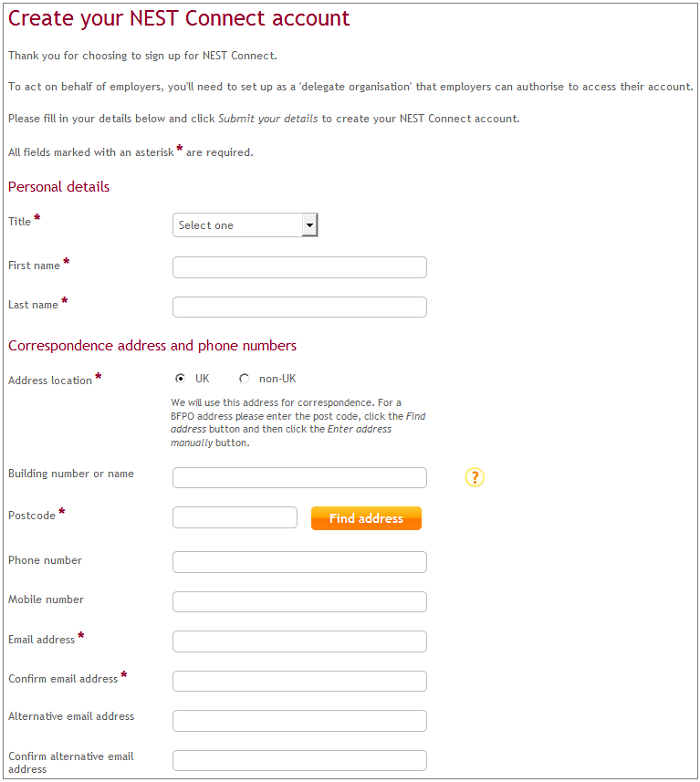 Setting up a Nest Connect account | Nest pensions Setting up a Nest Connect account | Nest pensions
